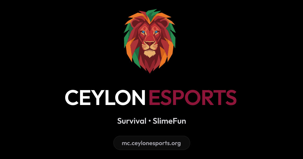 Ceylon Esports | Minecraft Network